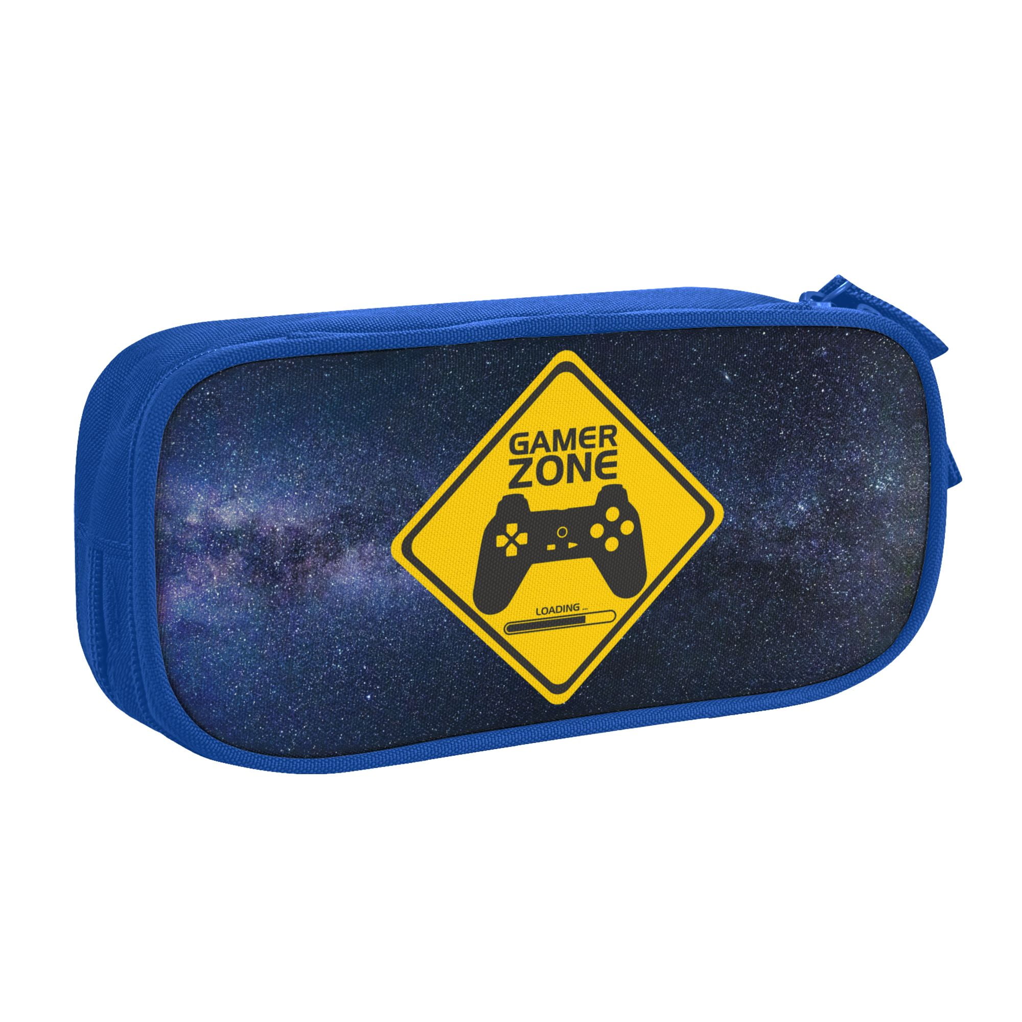 TEQUAN Large Capacity Pencil Case, Gaming Area Symbol Pattern Pencil ...