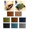 Business Leather Folder File Organiser Pouches with Secure Closure ...