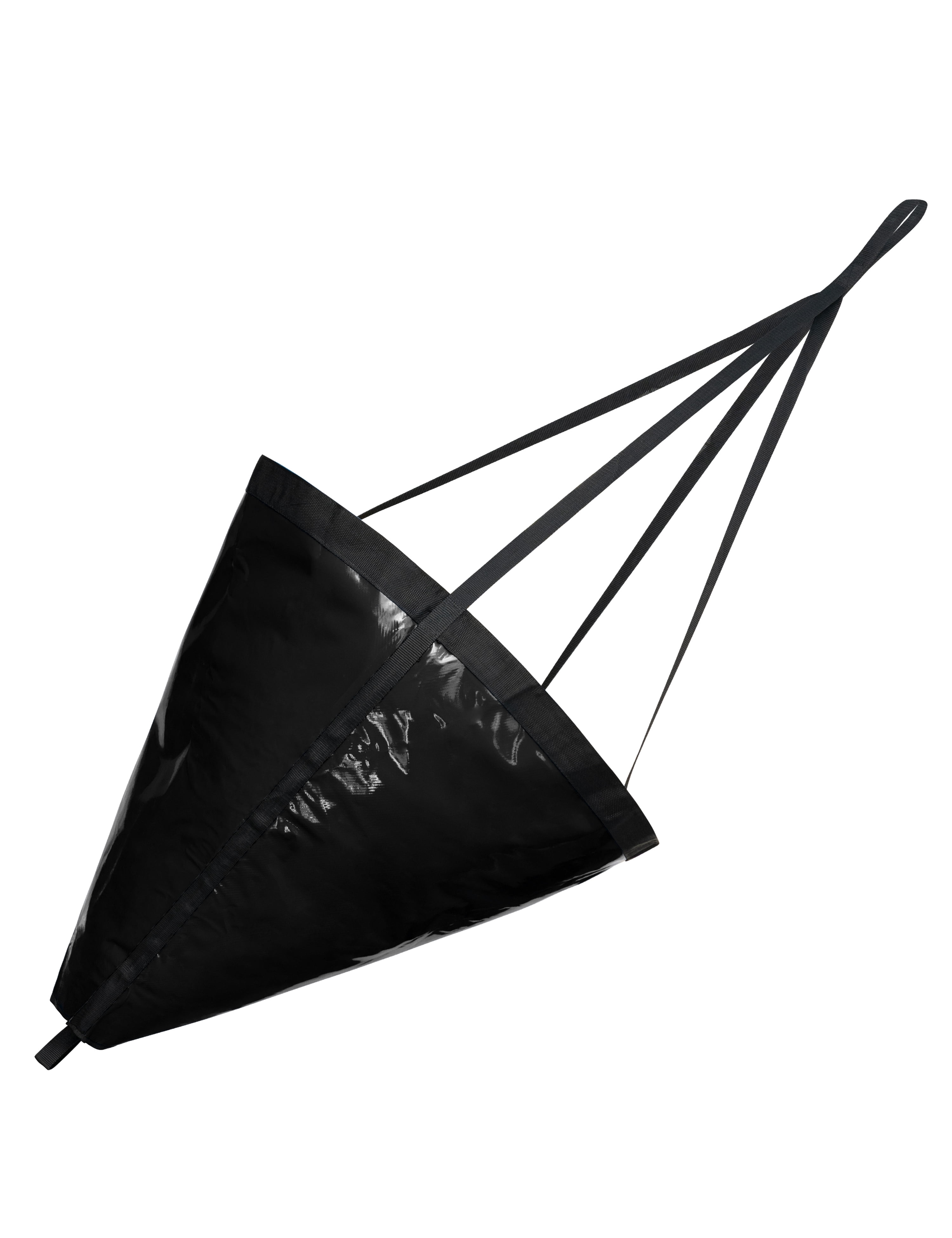 BLUEWING 53" Drift Sock Sea Anchor 4.4ft Black Parachute Drift Anchor ...