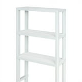Inval America 3-Shelf Resin Bathroom Over-the-Toilet Shelving Unit in ...