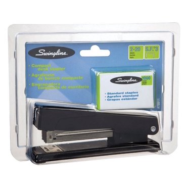 Free Shipping! Swingline Portable Electric Stapler, 20 Sheets, Black ...