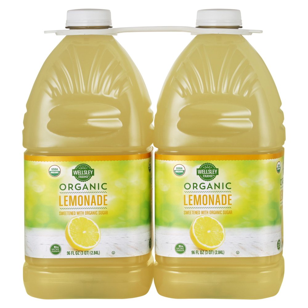 Wellsley Farms Organic Lemonade, 2 pk./96 oz. - Walmart.com - Walmart.com
