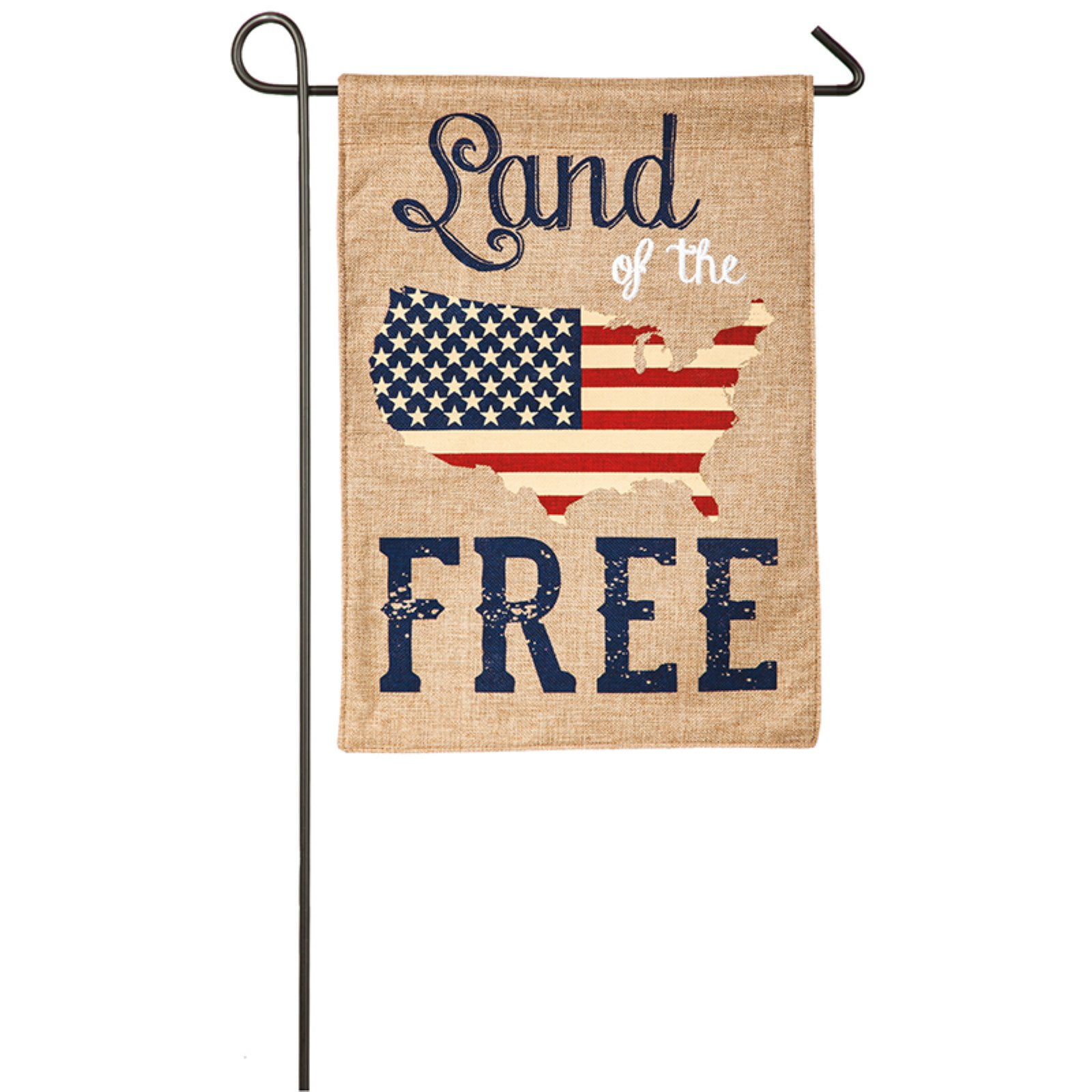 Evergreen Flag Land of the Free Garden Flag - Walmart.com