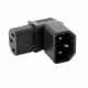 Chenyang CY IEC Male C14 to Up Direction Right Angled 90 Degree IEC Female C13 Power Extension ...