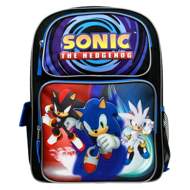 Sonic the Hedgehog - Backpack - - w/Silver+Shadow 16 School Bag 85784 ...
