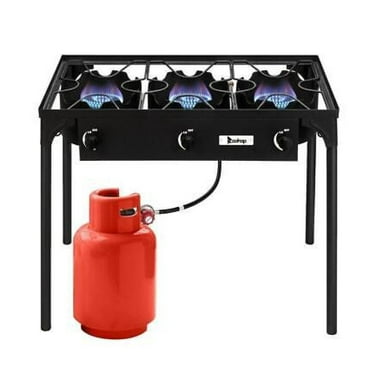 Ktaxon Portable 3 Burner Gas Propane Cooker for Outdoor Cooking ...