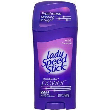Lady Speed Stick Women's Solid Deodorant, Invisible Dry Power ...