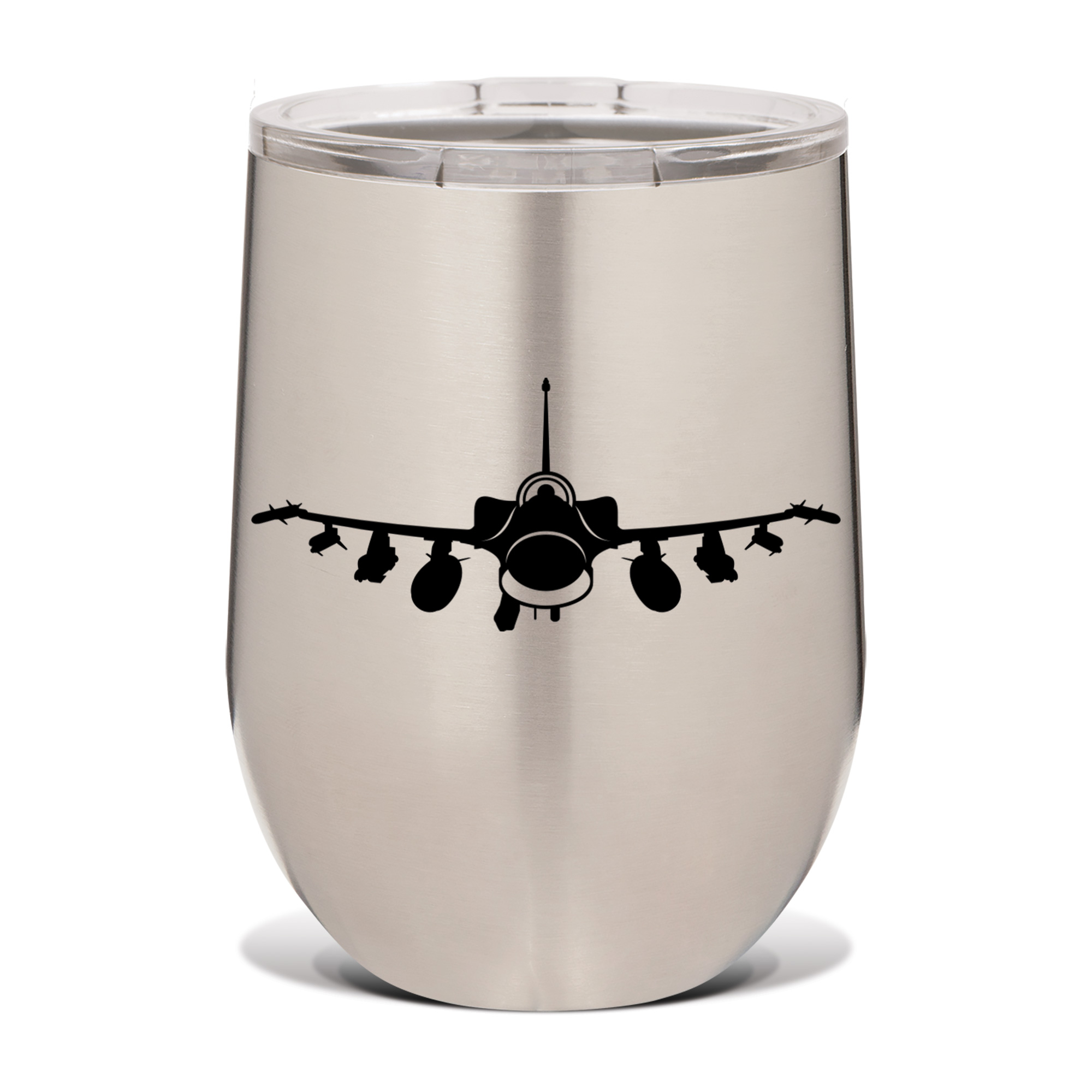 F-16 Block 70 Wine Tumbler 12 oz - Laser Engraved - Stainless Steel ...