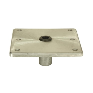 Springfield King-Pin 7" x 7" Threaded Square Steel Base, E-Coat Finish ...