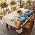 Blue Pumpkin Autumn Thanksgiving Table Cloth 52x70in, Waterproof ...