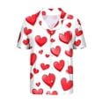 Aellinatey Women's 2 Piece Pajama Sets Love Heart Print Lightweight ...