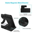 30W Fast Wireless Charger Stand For Phone Watch 4 In 1 Foldable ...