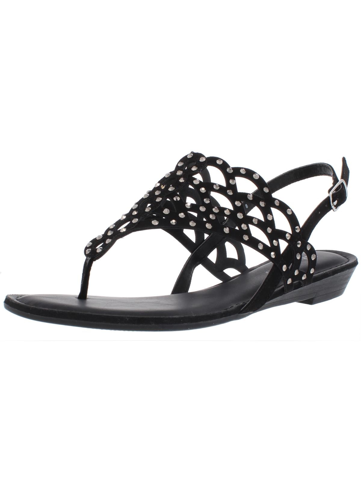 Zigi Soho Womens Mariane Embellished Thong Slingback Sandals - Walmart.com
