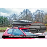 JEGS 90098 Waterproof Rooftop Cargo Carrier Luggage, 18 Cubic ft - Car ...