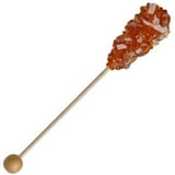 Barista Rock Candy Sugar Sticks (Amber, 100 Count) Non-GMO, Gluten-Free ...