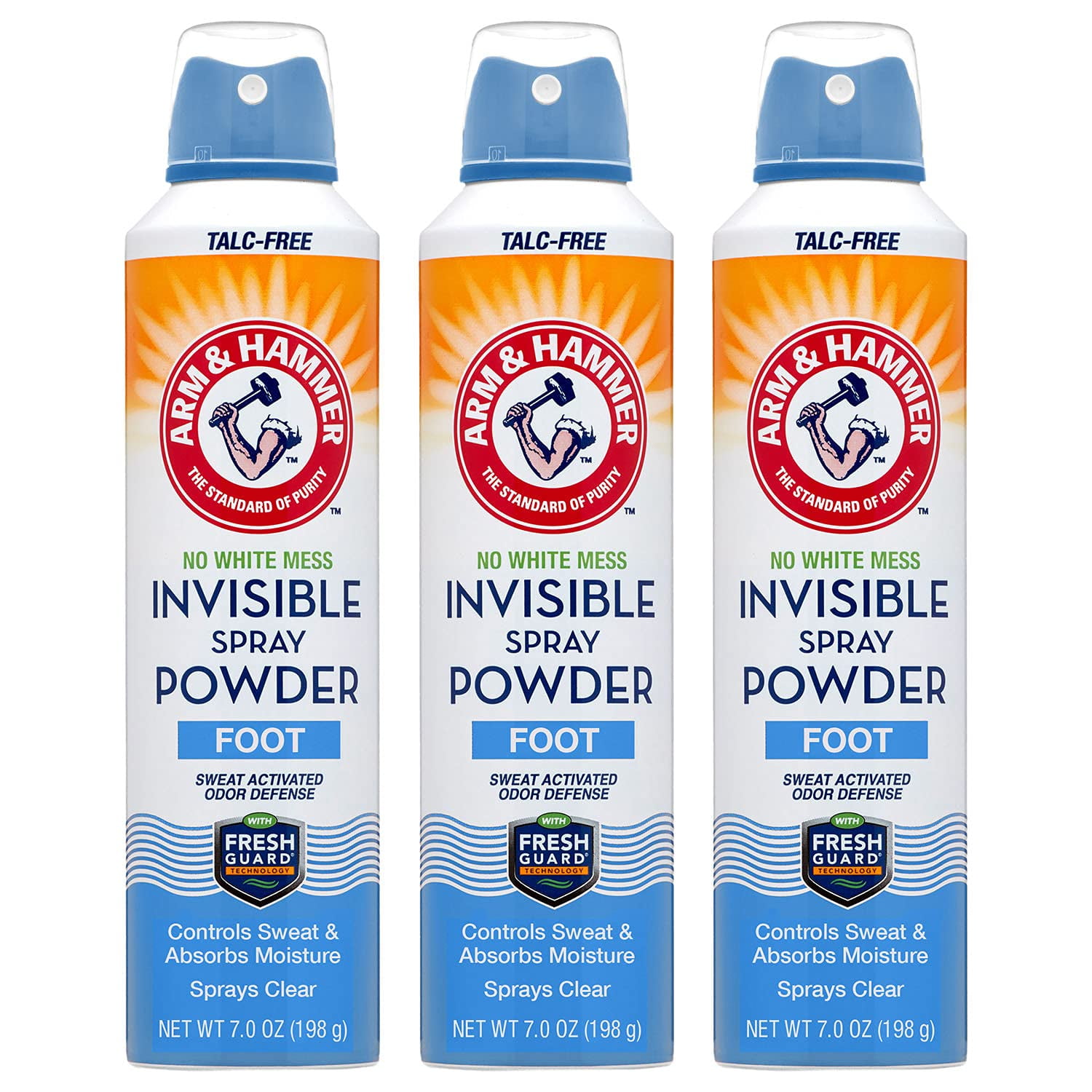 Click here for Foot Powder Spray Arm & Hammer Invisible Talc-Free... prices