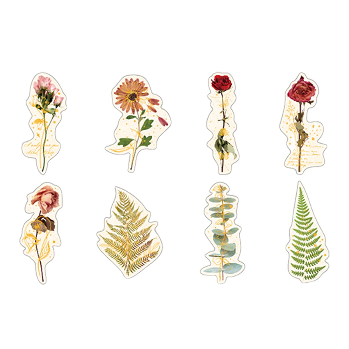 Set of Mosaic hot gold ledger stickers transparent skateboard luggage ...