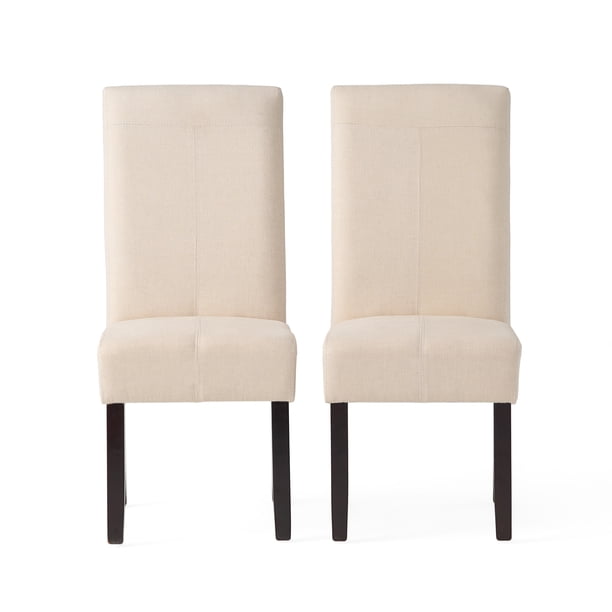 GDF Studio Percival Contemporary T Stitch Dining Chairs, Set of 2 ...