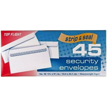 #10 Security Tinted Self‐Seal Windowless Envelopes ‐ 4‐1/8 x 9‐1/2 ...