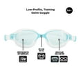 Dolfino Pro DPG21567TQC Merlin Swim Goggle - Adult, Turquoise - Walmart.com