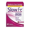 Slow Fe 45mg Iron Supplement Tabs for Iron Deficiency, High Potency ...