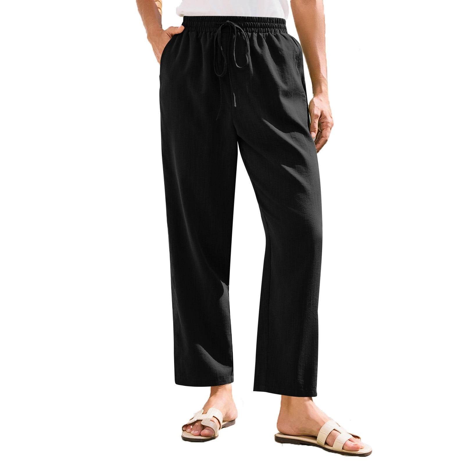 Click here for Visit The Sunlet Store Womens Linen Casual Pants -... prices