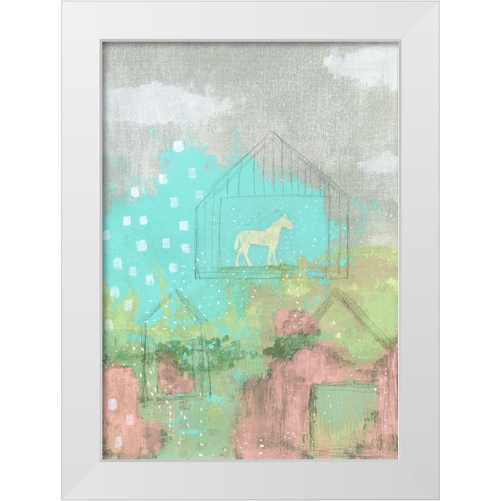 Ogren, Sarah 24x32 White Modern Wood Framed Museum Art Print Titled ...
