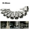 Metal Cutter Carbide Tip Stainless Steel TCT Drill Bit Holesaw Bits Set ...