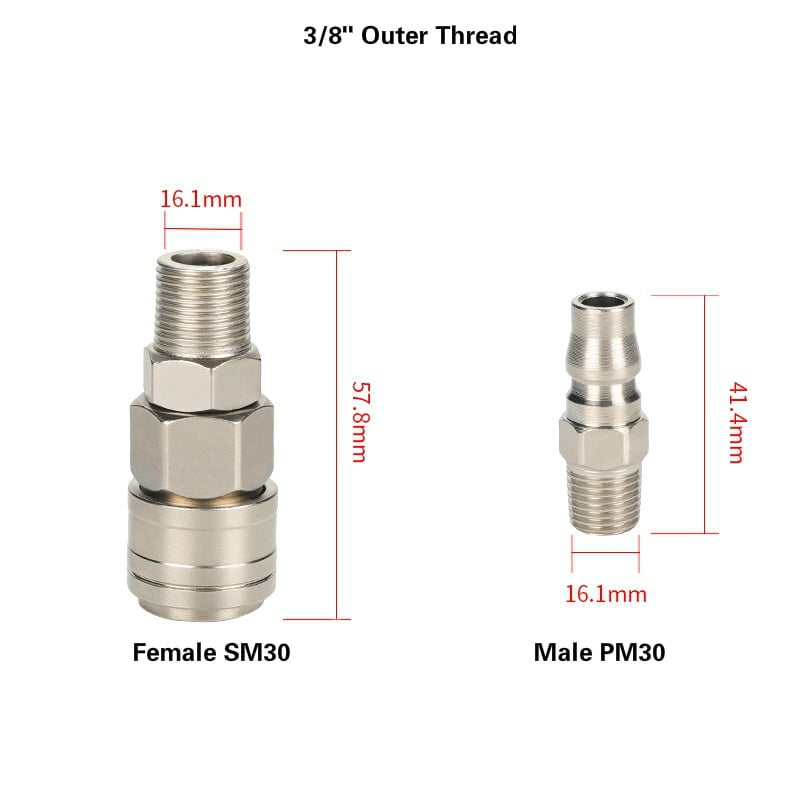 Air Compressor Connectors High Pressure Coupling C type Pneumatic ...