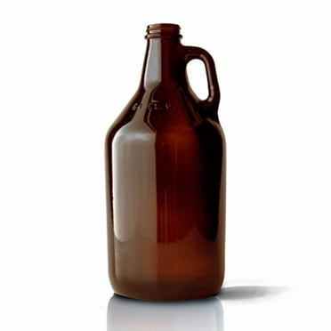 True Fabrications 1/2 Gallon Amber Beer Growler - Reusable - Has UV ...