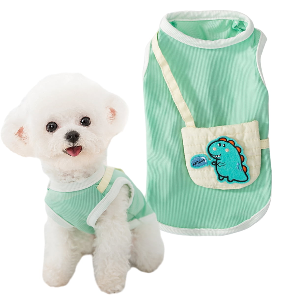 Dog Shirts for Small Dogs Cute Dinosaur Puppy Cat T-Shirts Lightweight ...