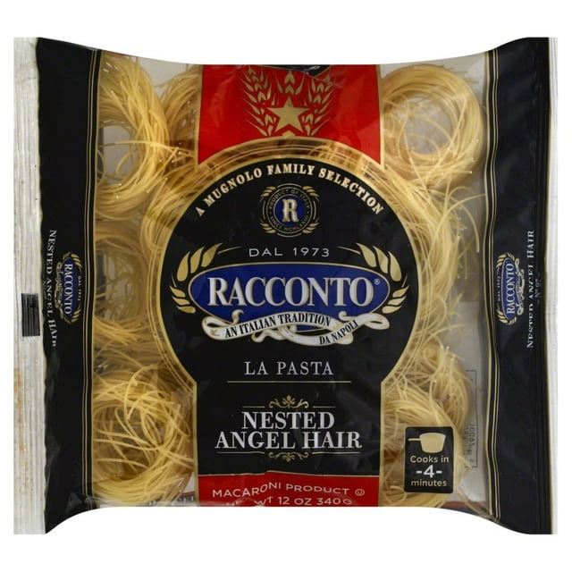 (Price/Case)Racconto 10097 Pasta Nested Fideo Angel Hair Pasta, 12 ...