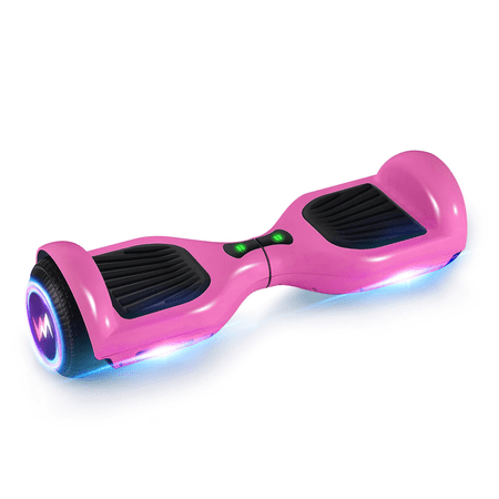 WEELMOTION Classic PINK Hoverboard with Music Speaker and LED Front ...