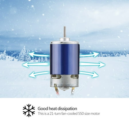 RC Motor, Heat Dissipation Metal Shell 550 RC Motor 550 21 Turn For ...