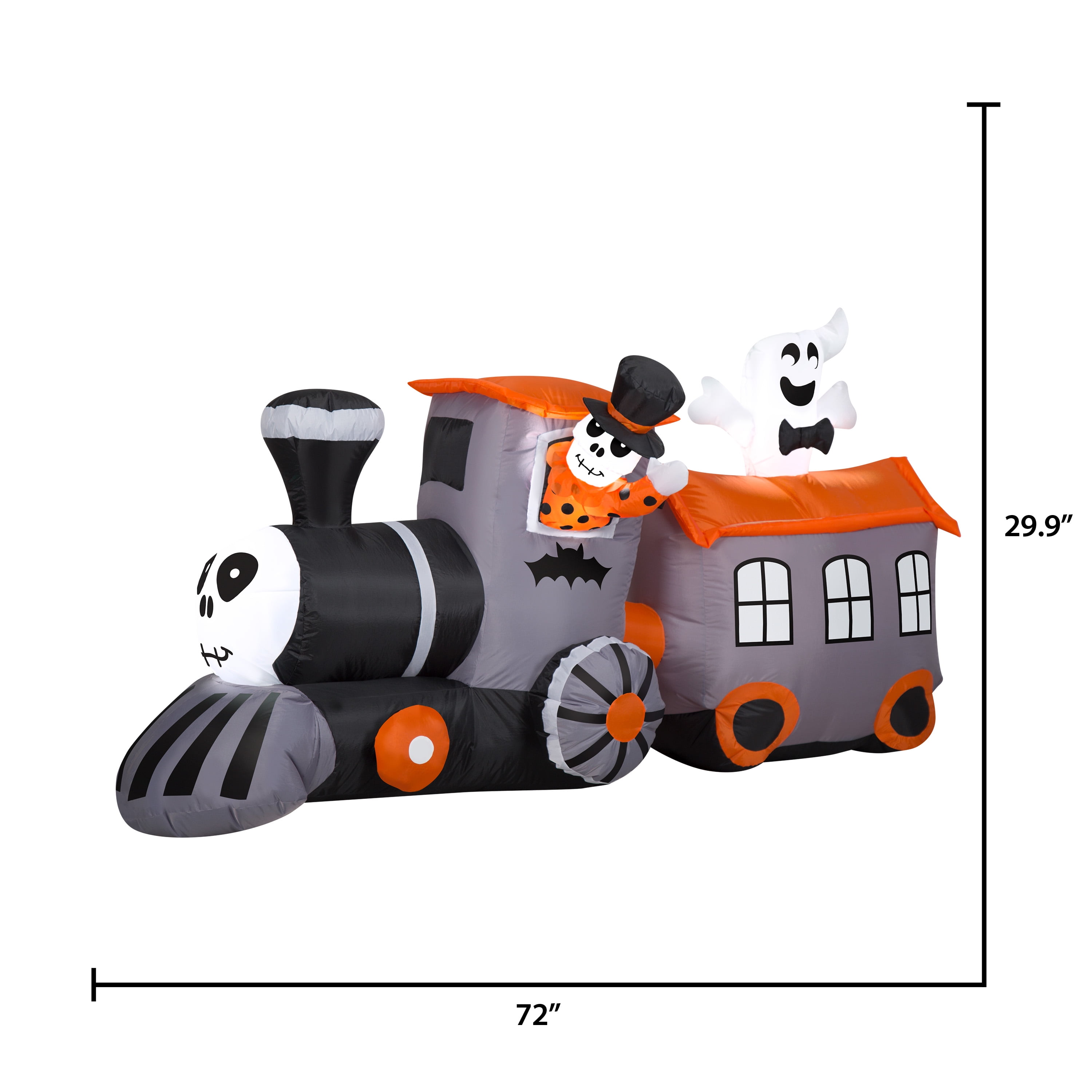 Buy Airblown Inflatables 6FT Halloween Inflatable Fun Haunted Ghost ...