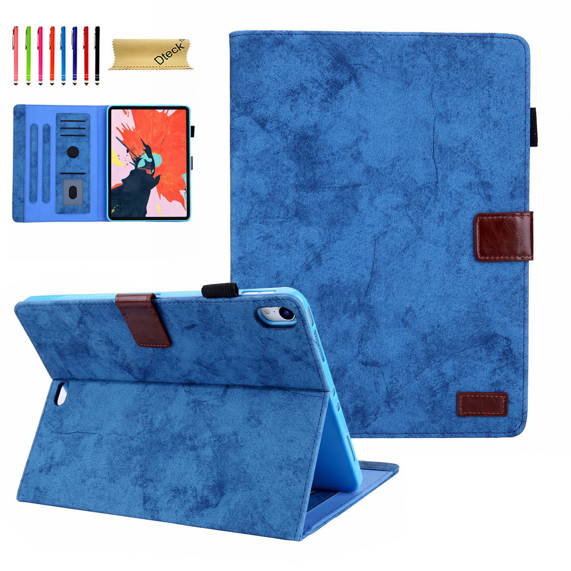 iPad Pro 11 inch Business Case, Dteck Magnetic Flip Bicolor PU Leather ...