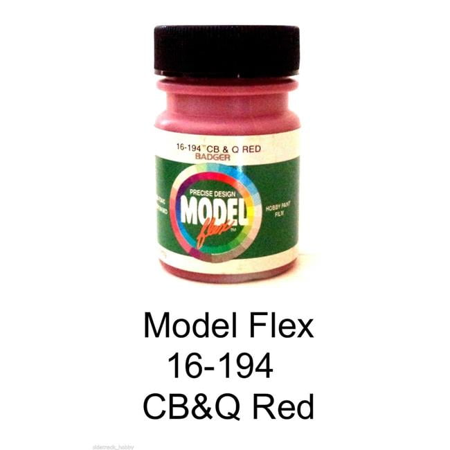 Badger Airbrush BAD16194 CB&Q Burlington Red Acrylic Paint Bottle ...