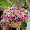 2 Pack 18 Inch Extra Large Deep Hanging Baskets for Plants Outdoor ...