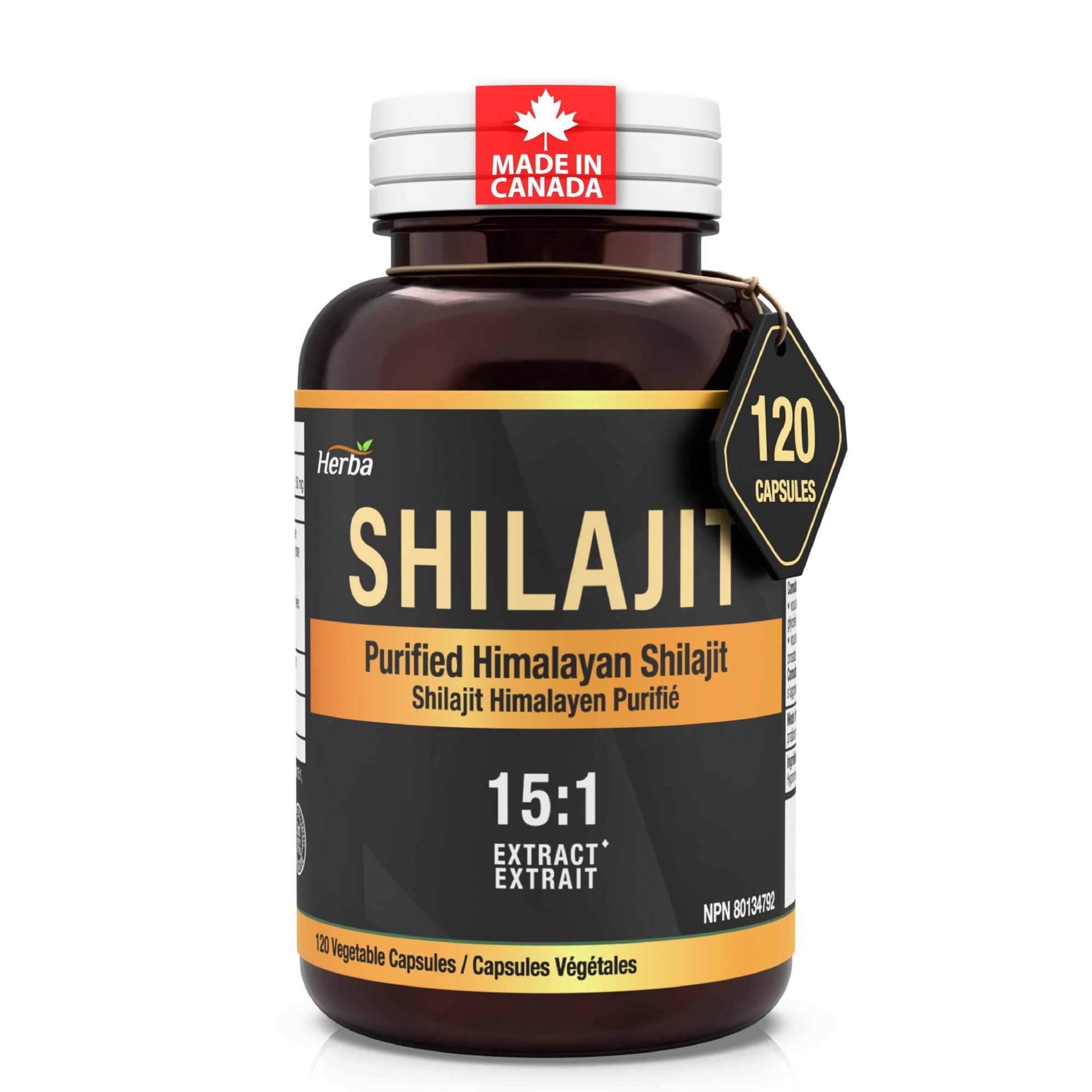 Click here for Herba Himalayan Shilajit For Women & Men - 120 Cap... prices