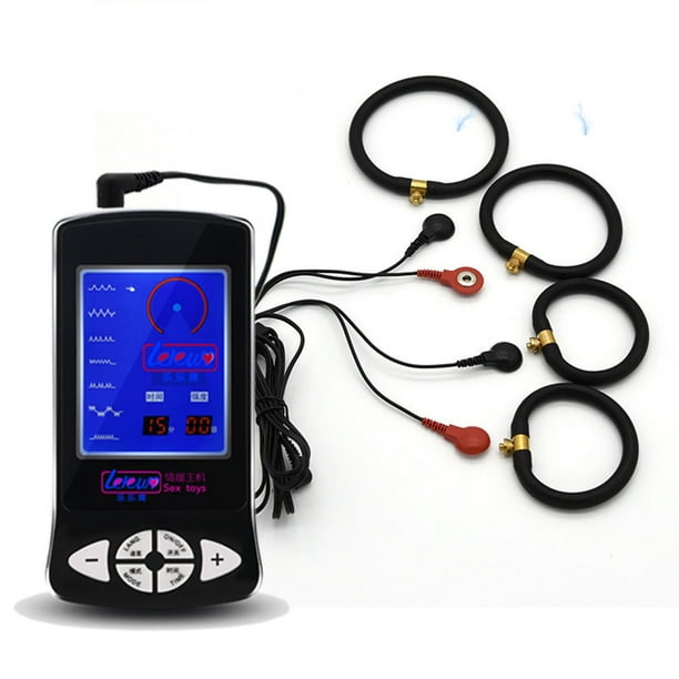 Electro Stimulator Black Massage Device E Stim Power Box With Big Stim