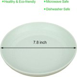 PEACNNG Unbreakable Plates - Reusable Plate Set - Dishwasher ...