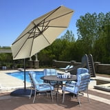 Island Umbrella Santiago 10-ft Octagonal Cantilever Umbrella with ...