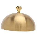 Uonlytech Golden Metal Food Dome Cover Anti Splashing Kitchen Cover for ...