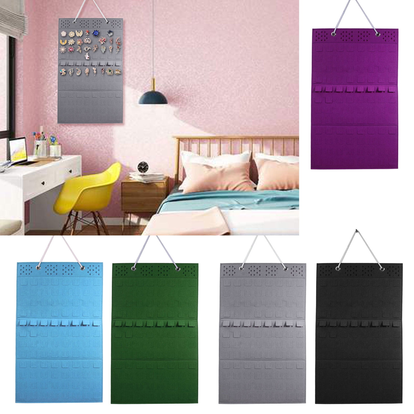 Buy ZPAQI Hanging Brooch Pin Display Holder Wall Pin Collection Storage ...