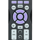 Onn+ Universal 6-Device Remote Black Compatible with TV, DVD, Soundbar ...