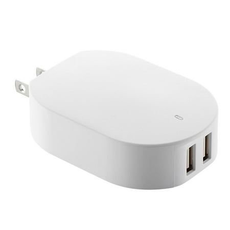 blackweb Dual-Port USB Wall Charger (White) - Walmart.ca