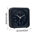 AOOOWER Easy to Operate Quiet Square Alarm Clock with Auto Light ...