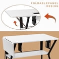 Vividwood Sewing Table, Large Sewing Machine Table with Adjustable ...