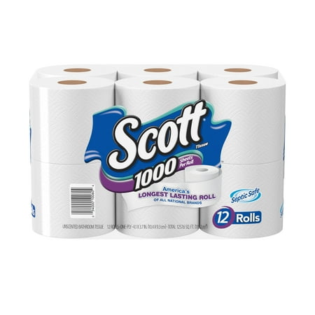 Scott 1000 Toilet Paper, 12 Rolls – Walmart Inventory Checker – BrickSeek