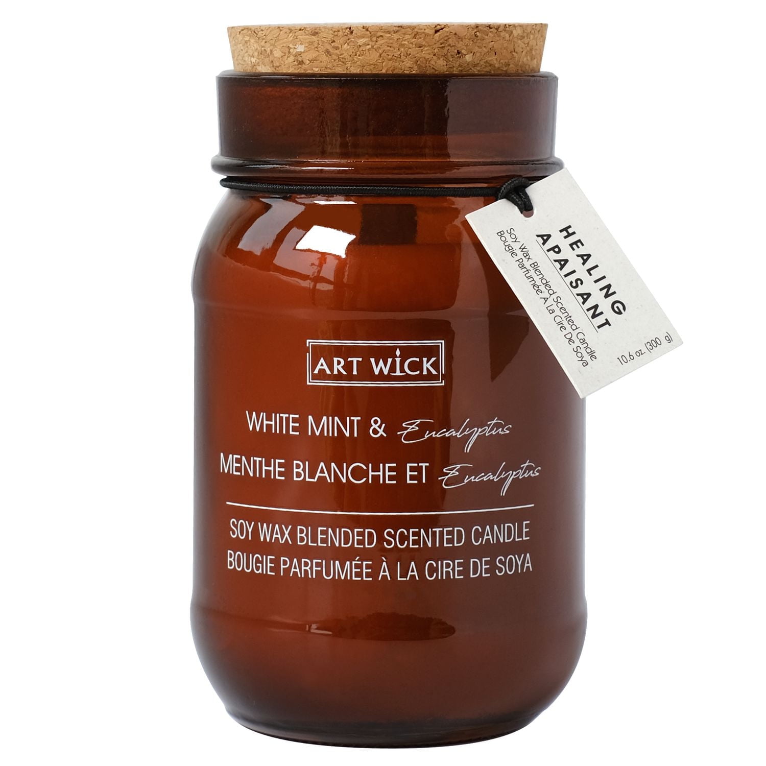 Click here for Art Wick 10.6oz White Mint & Eucalyptus Soy Wax Bl... prices